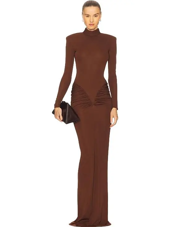 THE NEW ARRIVALS ILKYAZ OZEL Darja Dress - Myrrhe Myst?re