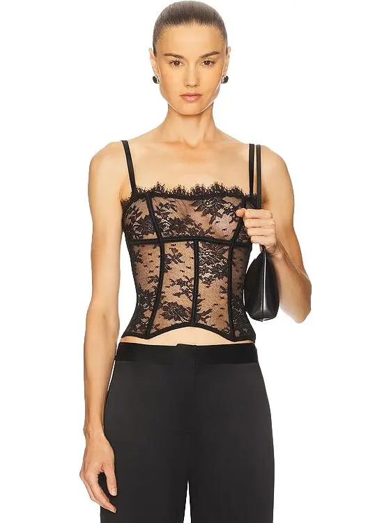 Kiki De Montparnasse Jolie Bustier - Black