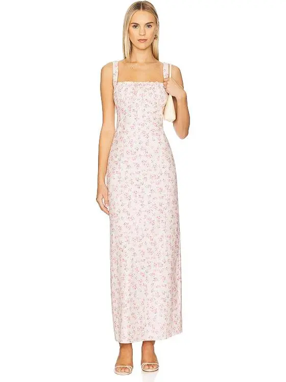 MORE TO COME Loreen Maxi Dress - Pink Floral