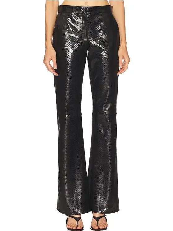 THE NEW ARRIVALS ILKYAZ OZEL Lenny Leather Pant - Amazonia