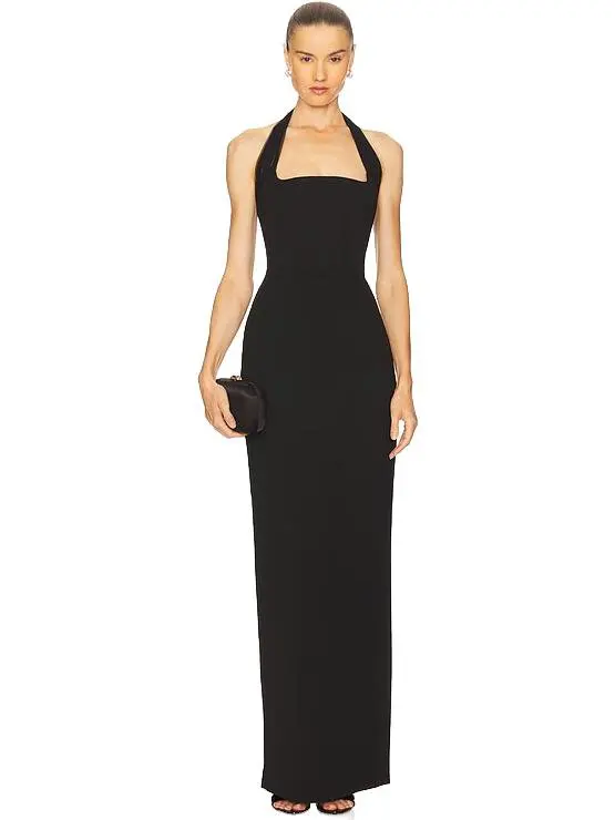 Rachel Gilbert Maria Gown - Black