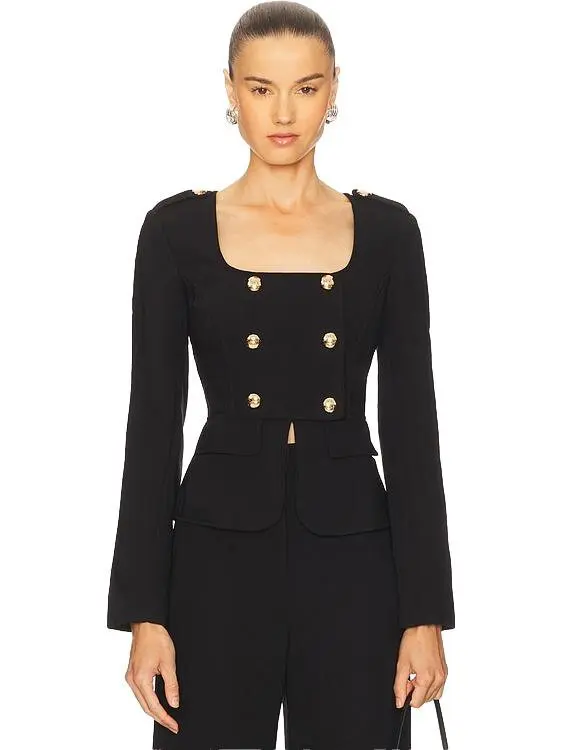 Amanda Uprichard Tompkins Jacket - Black