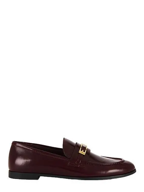 Jeffrey Campbell Loafed Loafer - Wine & Gold