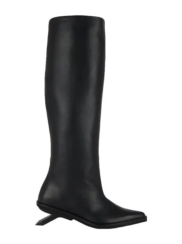 NORA LOZZA Bombero Leather Boots - Black
