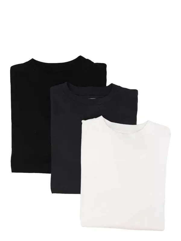 JIL SANDER Logo-patch T-shirt - Black