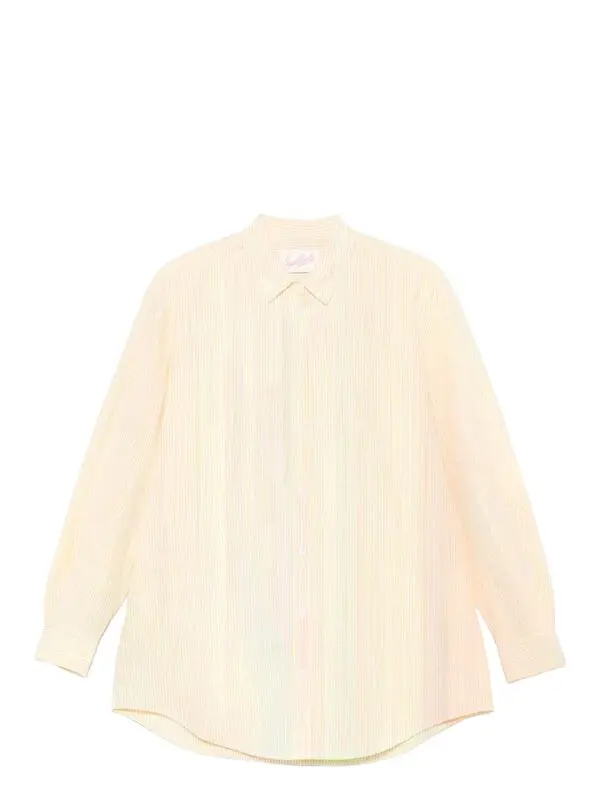 MC2 SAINT BARTH Brigitte Striped Shirt - Yellow