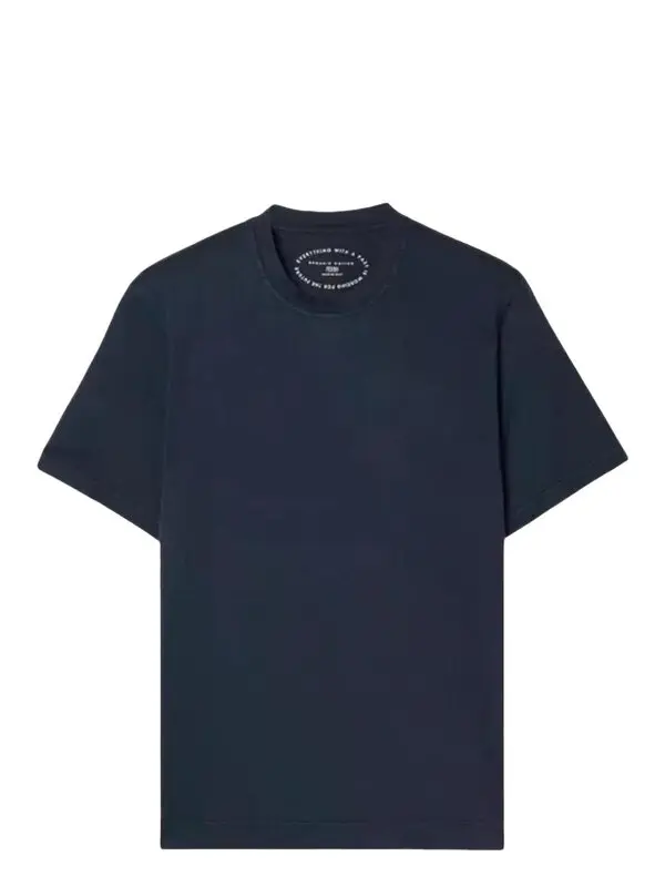 Fedeli Crew-neck Short-sleeve T-shirt - Blue