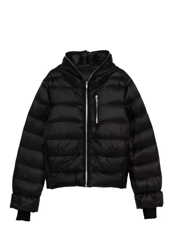 Rick Owens Padded Hooded Jacket - Black