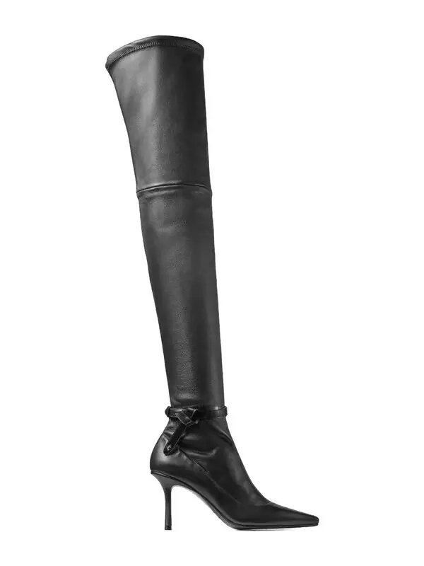 JIMMY CHOO 85mm Camie Over-the-knee Boots - Black