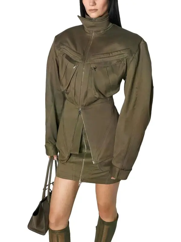 MUGLER Cargo Jacket - Green