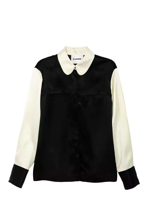JIL SANDER Contrast-color Shirt - Black