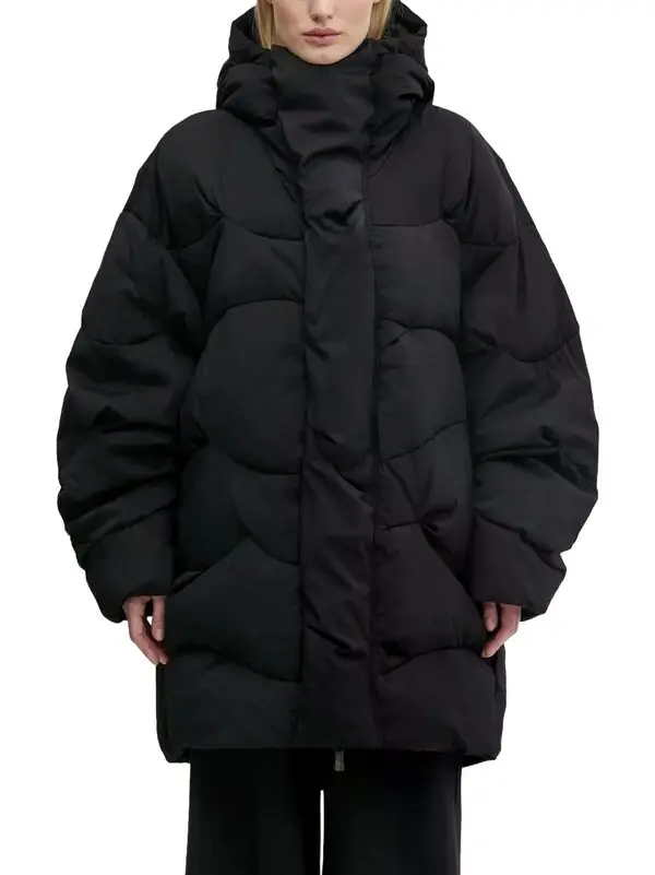 A. A. SPECTRUM Cirrus Hooded Down Coat - Black