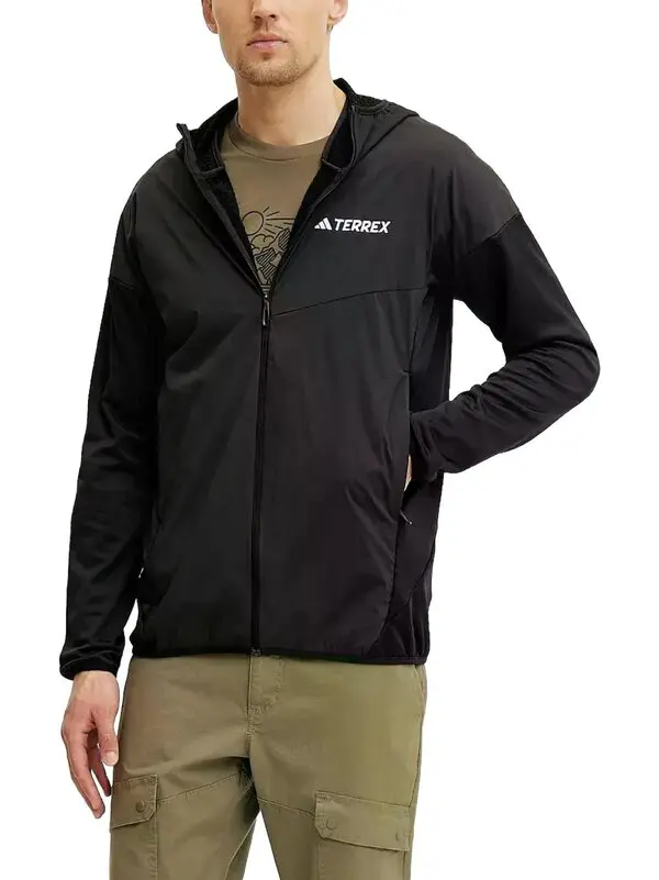 Adidas Embroidered Terrex Jacket - Black