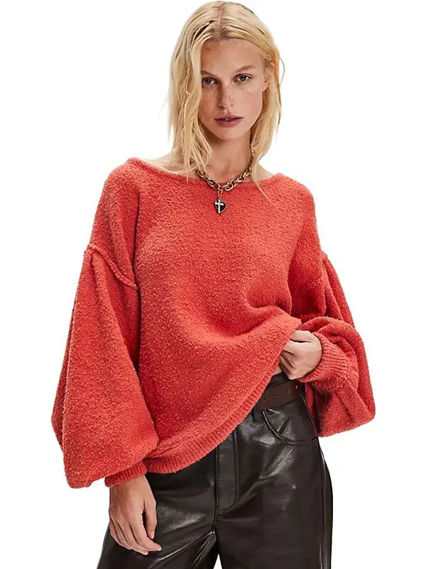 Free People We The Free Tip Top Pullover - Paprika
