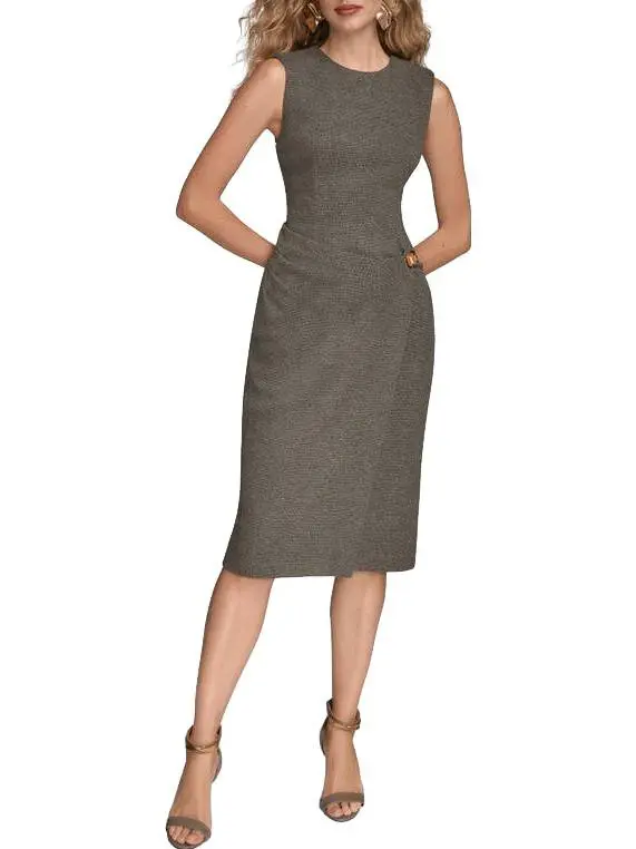 Donna Karan New York Sleeveless Sheath Dress - Charcoal