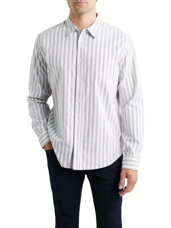 925 ORIGINALS Directors Oxford Button-up Shirt - Grey Stripe