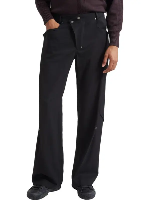 KIKO KOSTADINOV Kraner Stretch Virgin Wool Trousers - Crow Black