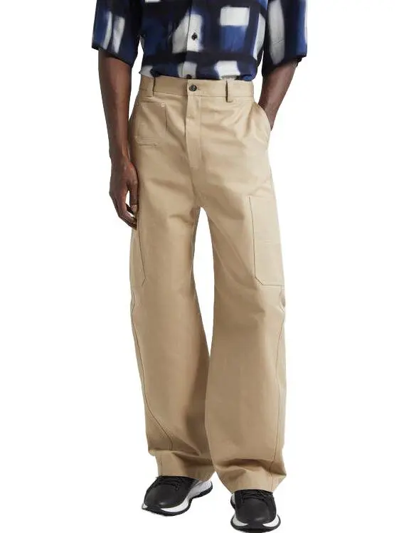 Givenchy Cotton Canvas Cargo Pants - Beige