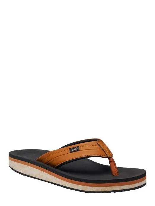 Sanuk Tiderush Flip Flop - Roasted Pecan