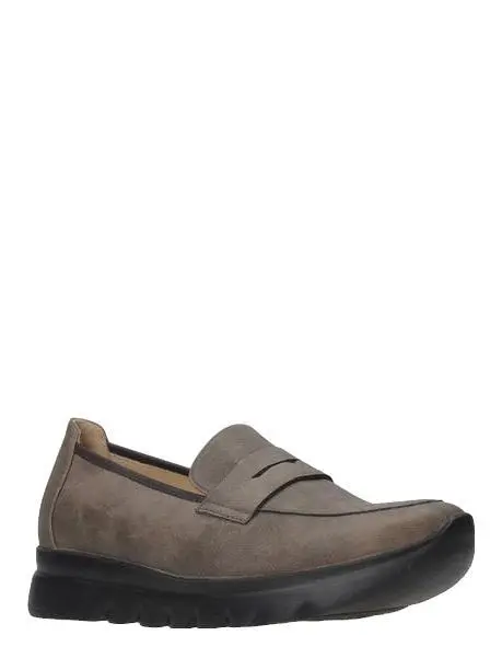 WOLKY Snoafer Platform Wedge Loafer - Taupe