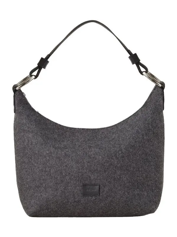 GRAF LANTZ Hana Merino Wool Hobo Bag - Charcoal
