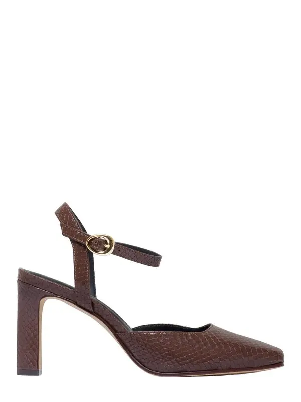 Bernardo Gama Mary Jane Pump - Dark Chocolate