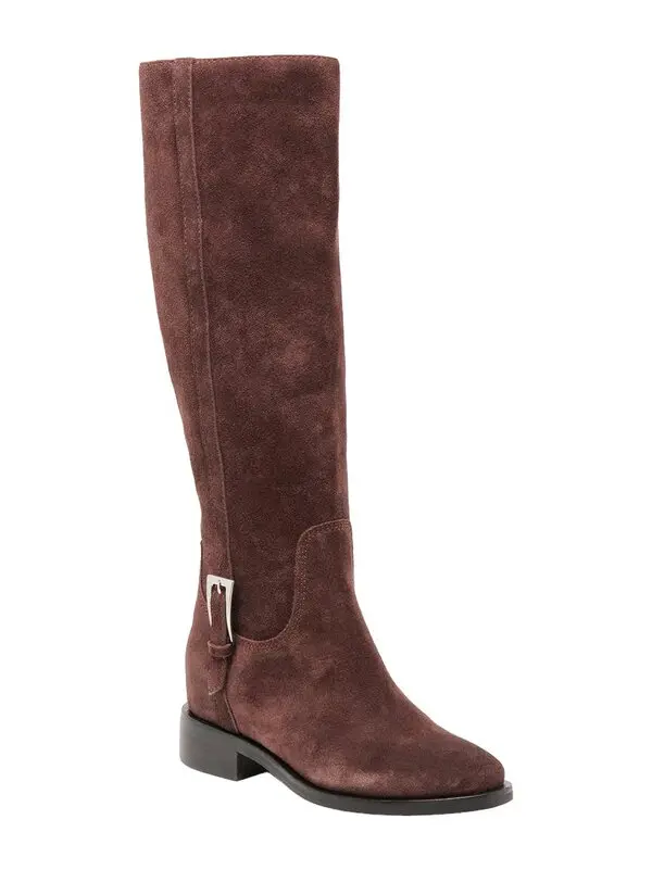 Dolce Vita Kilian H20 Waterproof Knee High Boots - Mahogany Suede H2o