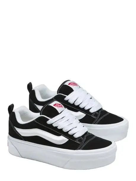 VANS Knu Skool Stack Sneakers - Black/true White