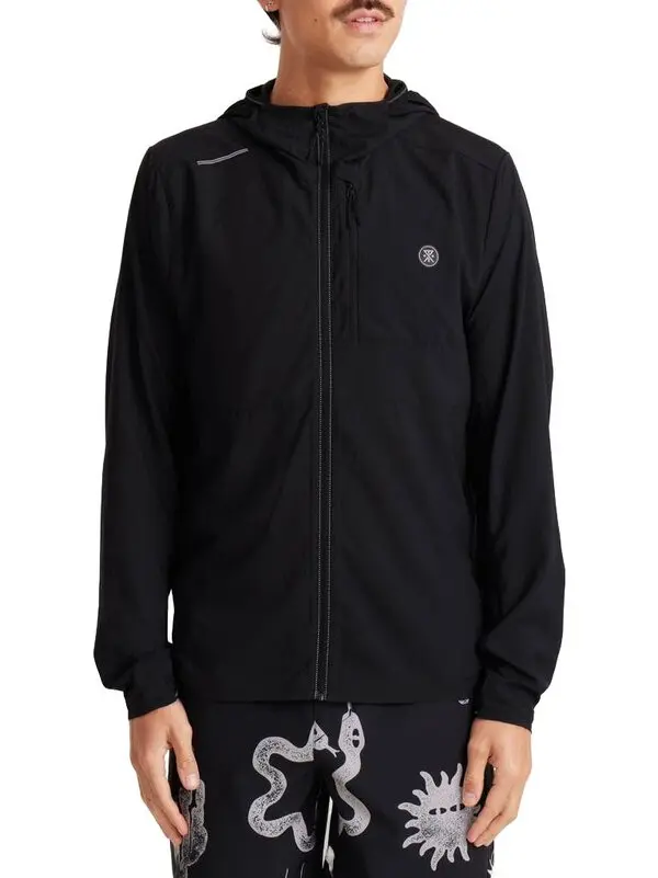 ROARK Second Wind Water-resistant Hooded Jacket - Black