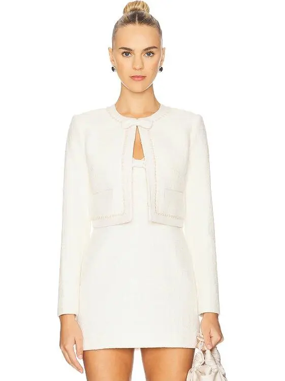 LoveShackFancy Ralphette Jacket - Cream