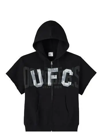 OVO X Ufc Full-zip Short-sleeve Hoodie - Black