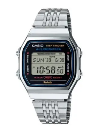 Casio Resin And Chrome Plated Watch - Resin/chrome Plated