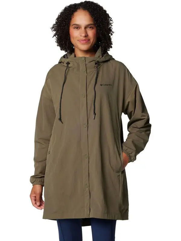 Columbia Eastmoreland™ Lined Long Jacket - Stone Green