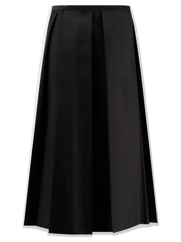 TOTEME Wool And Silk Midi Dress - Black