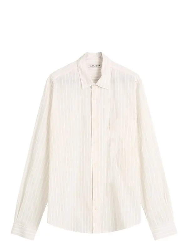 You Must Create Curtis Shirt - Natural Stripe