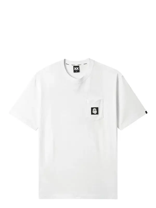 FINGERCROXX Pocket-graphic T-shirt - White