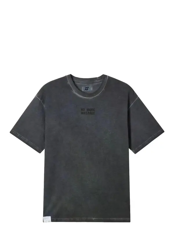 Izzue Embroidered-detail T-shirt - Grey