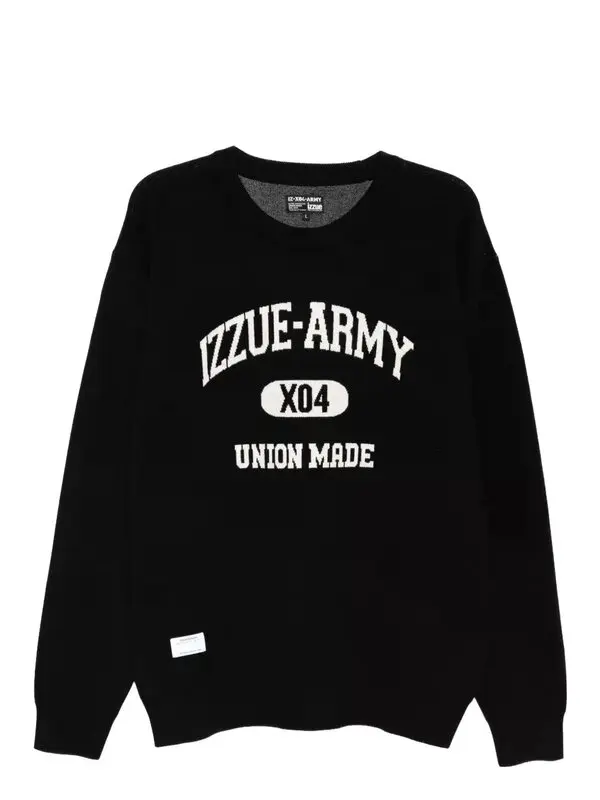 Izzue Logo-print Jumper - Black