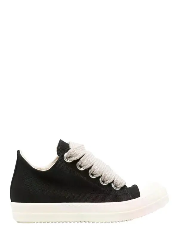 Rick Owens Lace-up Canvas Sneakers - Black