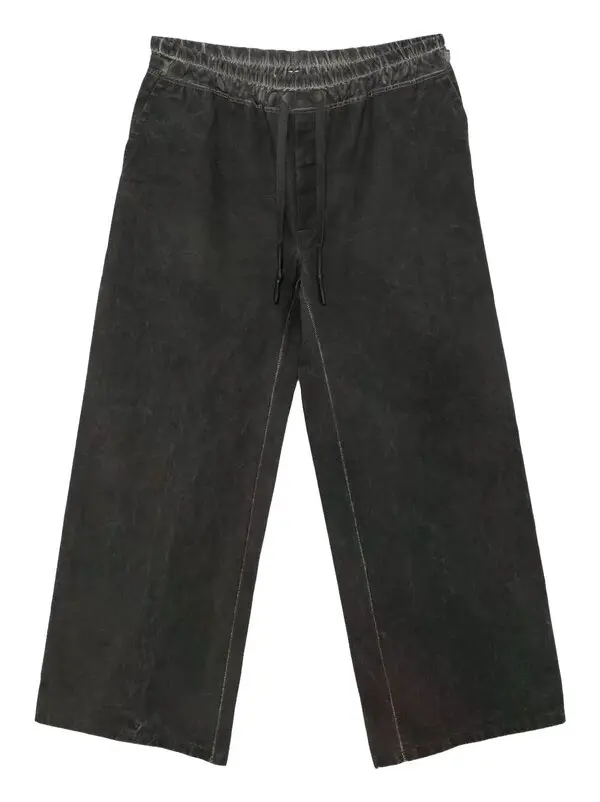 69 Garment-dyed Trousers - Grey