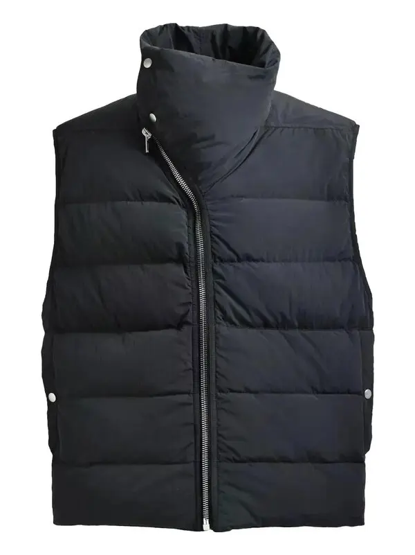 Rick Owens Quilted Asymmetrical Vest - Black