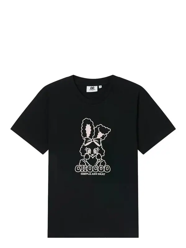 CHOCOOLATE Cotton T-shirt - Black