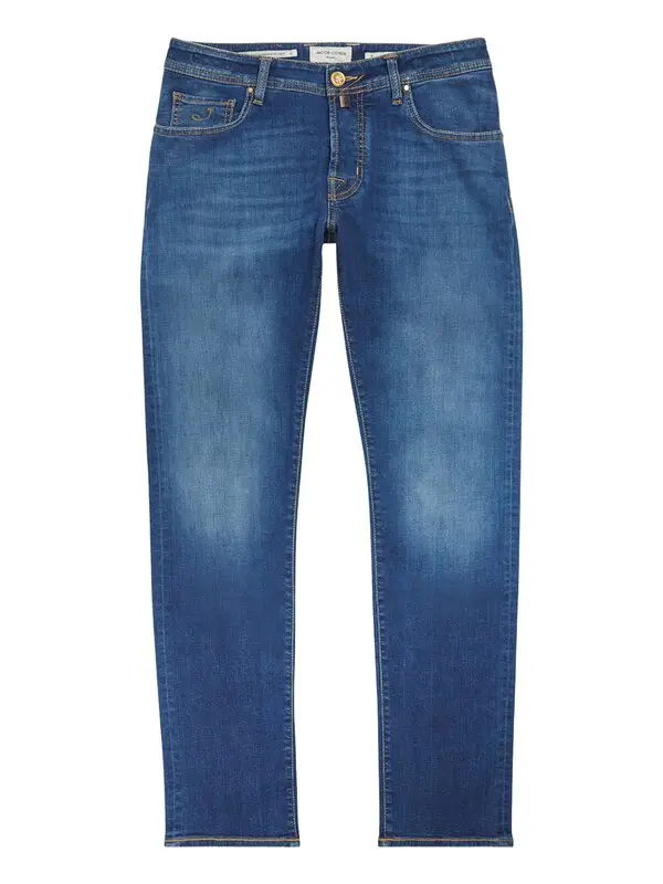 Jacob Cohen Pony-patch Nick Slim Jeans - Blue