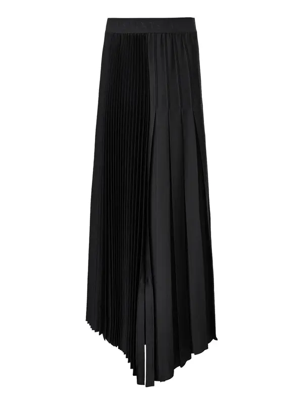 ALLSAINTS Pleated Jax Maxi Skirt - Black