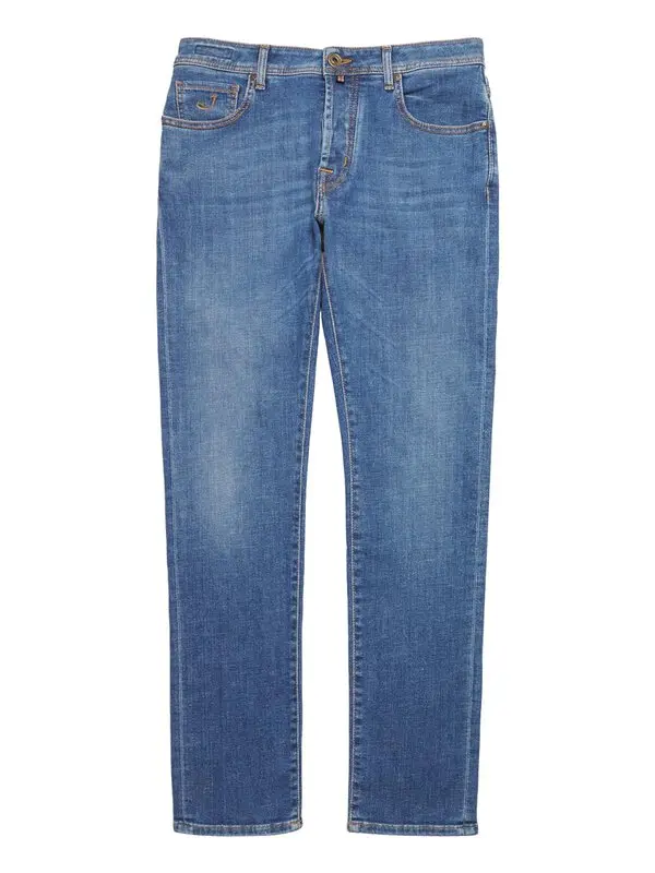 Jacob Cohen Pony-patch Bard Slim Jeans - Blue