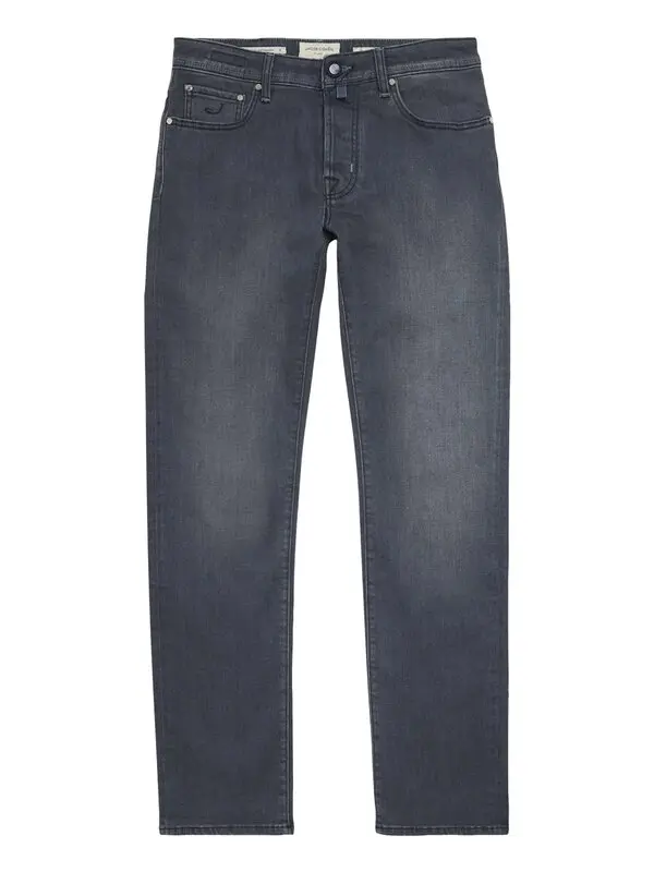 Jacob Cohen Pony-patch Bard Slim Jeans - Grey