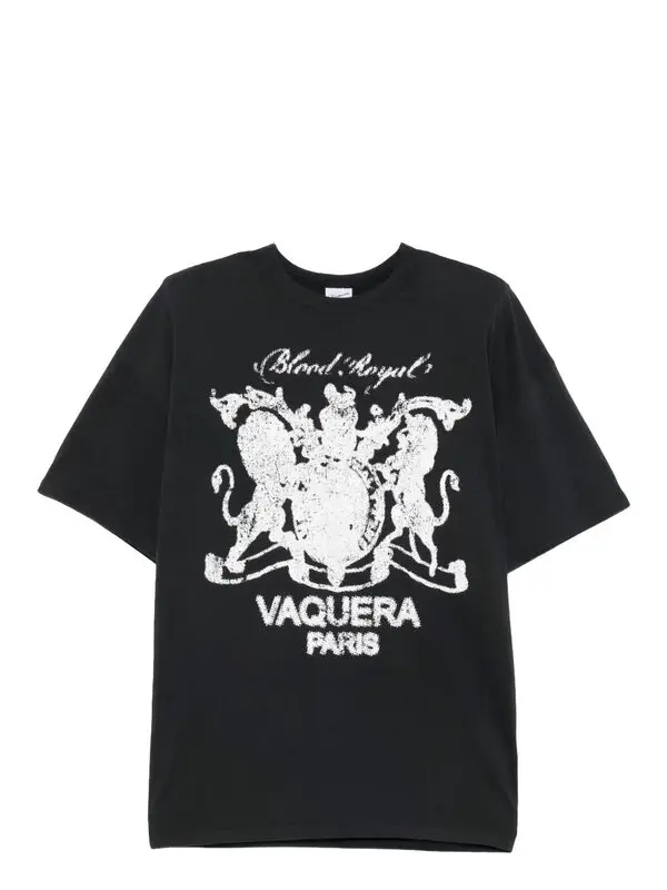Vaquera Graphic-print Cotton T-shirt - Black