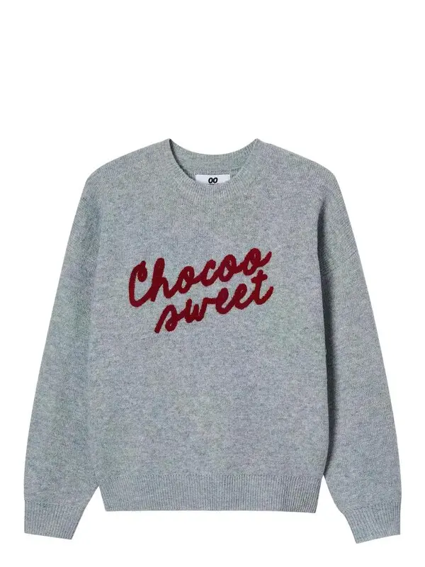 CHOCOOLATE Logo-embroidered Sweater - Grey