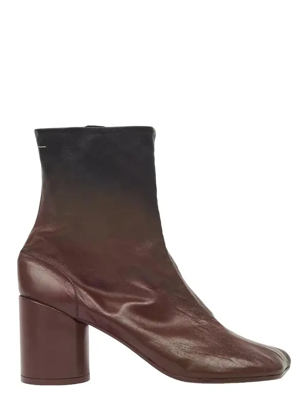 MAISON MARGIELA 90mm Leather Ankle Boots - Brown