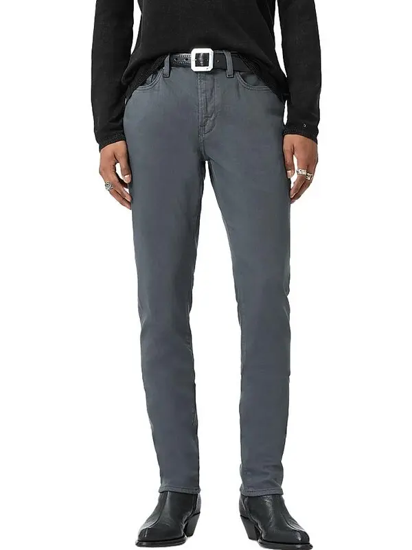 John Varvatos Elri Knit Slim Fit Jeans - Sting Ray